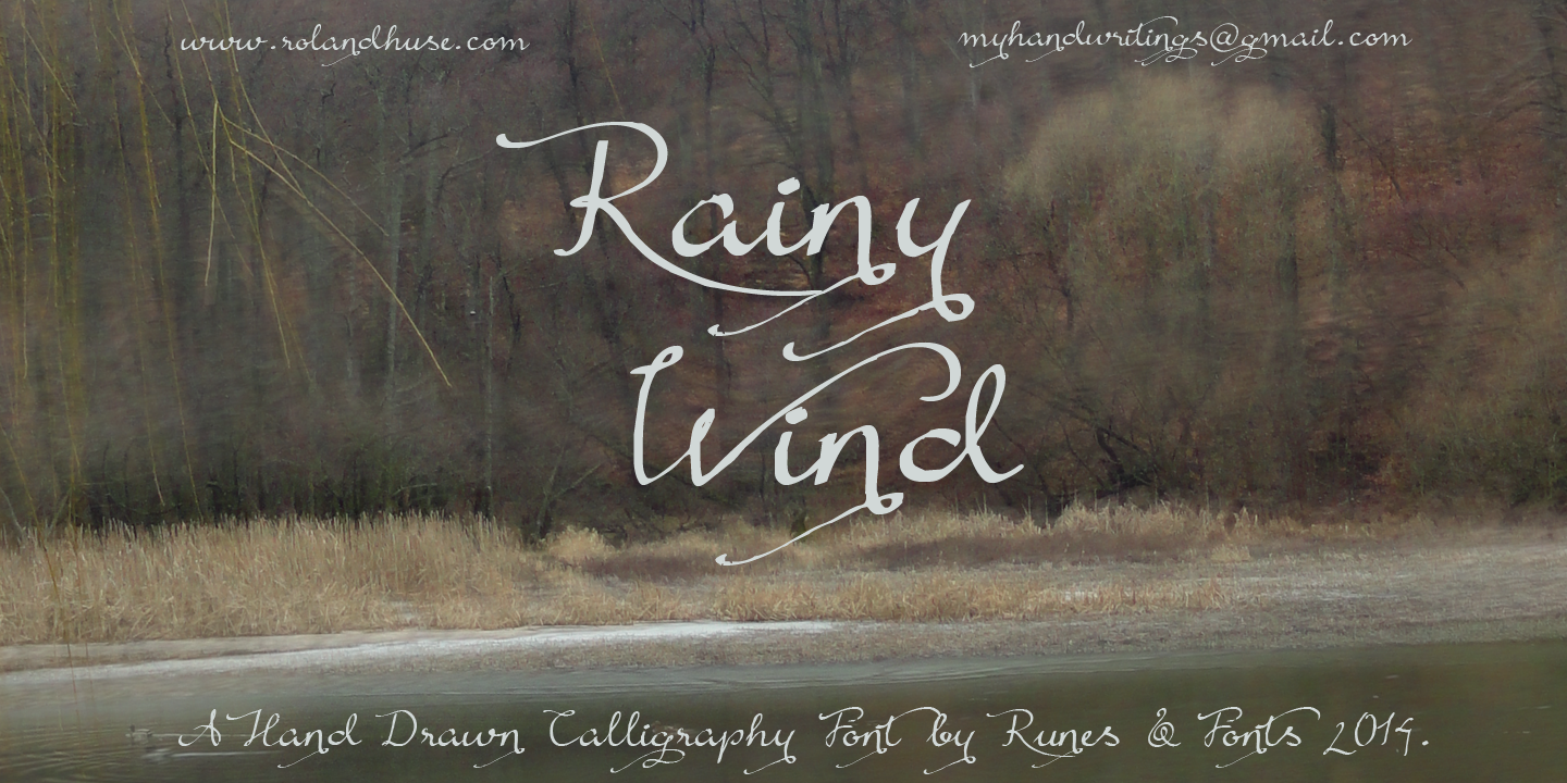 Rainy Wind Font - 1001 Free Fonts