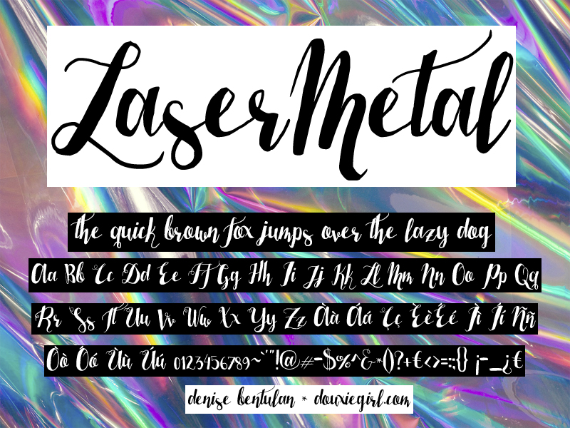 Laser Metal Font - 1001 Free Fonts